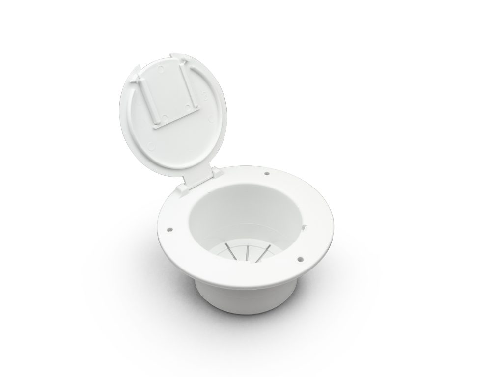 ROUND ELECTRIC CABLE HATCH W/ BACK – B&B Molders